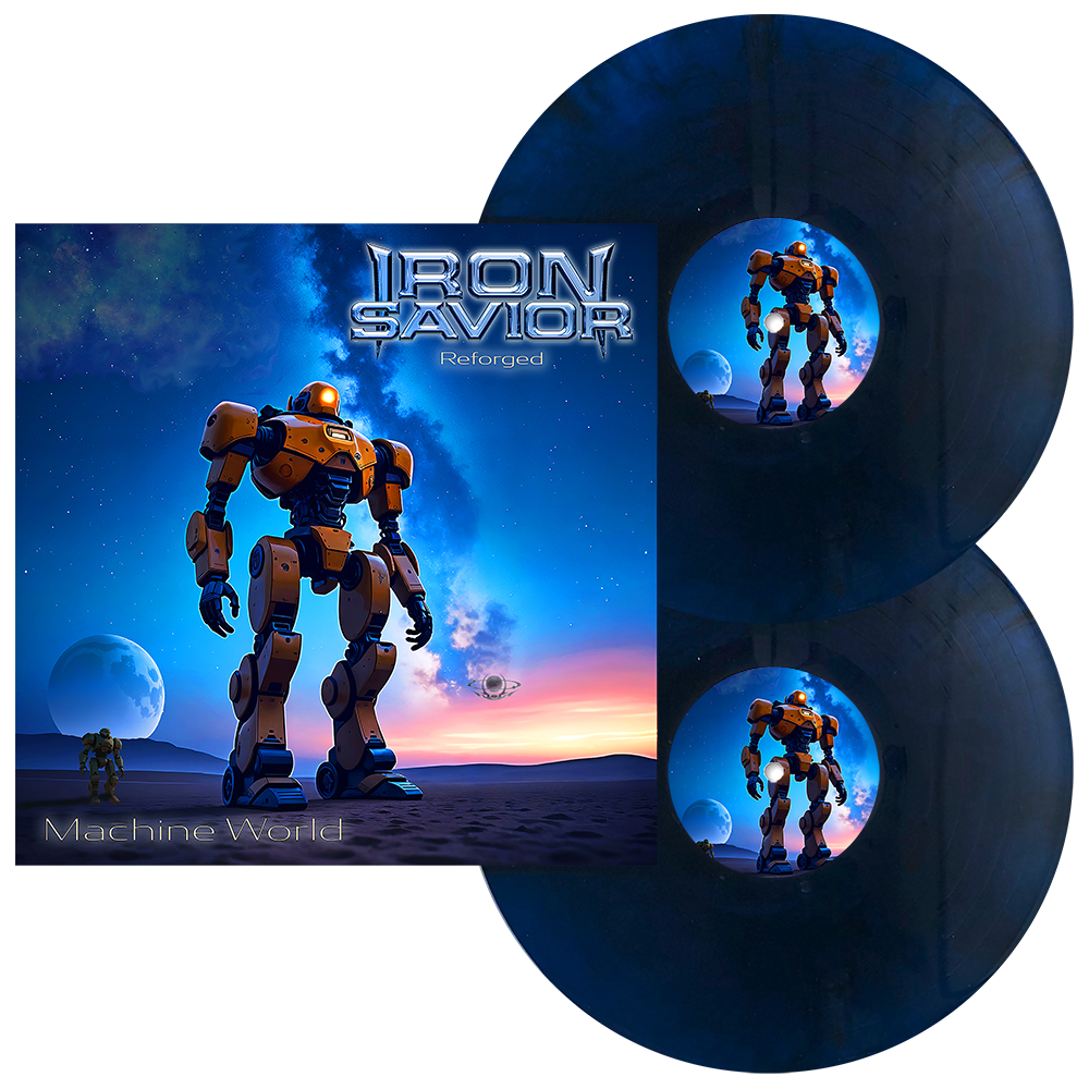 Iron Savior Reforged Machine World 2LP Blue Vinyl – RPM